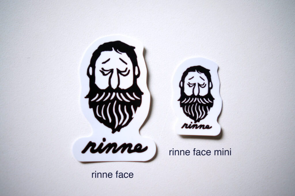 Rinne sticker — rinne face mini – monstera deliciosa online shop